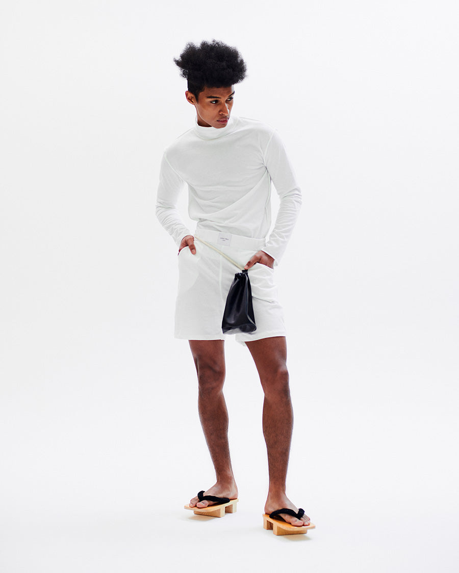 NOMADE backward top - Pima cotton – Guido Vera no gender pieces